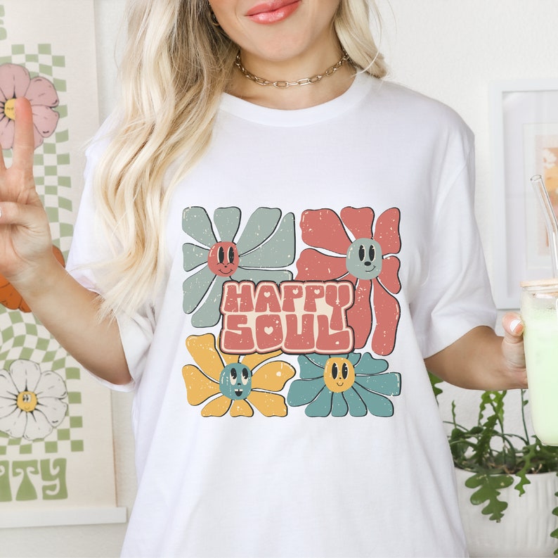 Happy Soul PNG File Sublimation Design Download-t-shirt Designs-summer ...