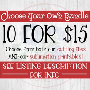 10 for 15 BUNDLE Choose Your Own Bundle Custom Bundle - Etsy