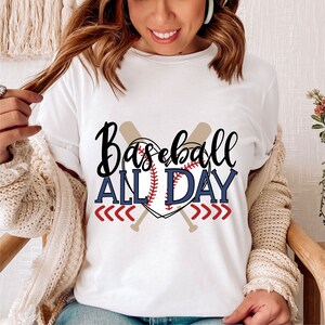 Baseball T-shirt Bundle SVG Cutting File, Baseball Mom Svg, Silhouette ...
