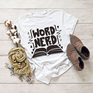 Word Nerd SVG Cutting File,reading SVG, Teacher Svg,school Svg, T-shirt ...