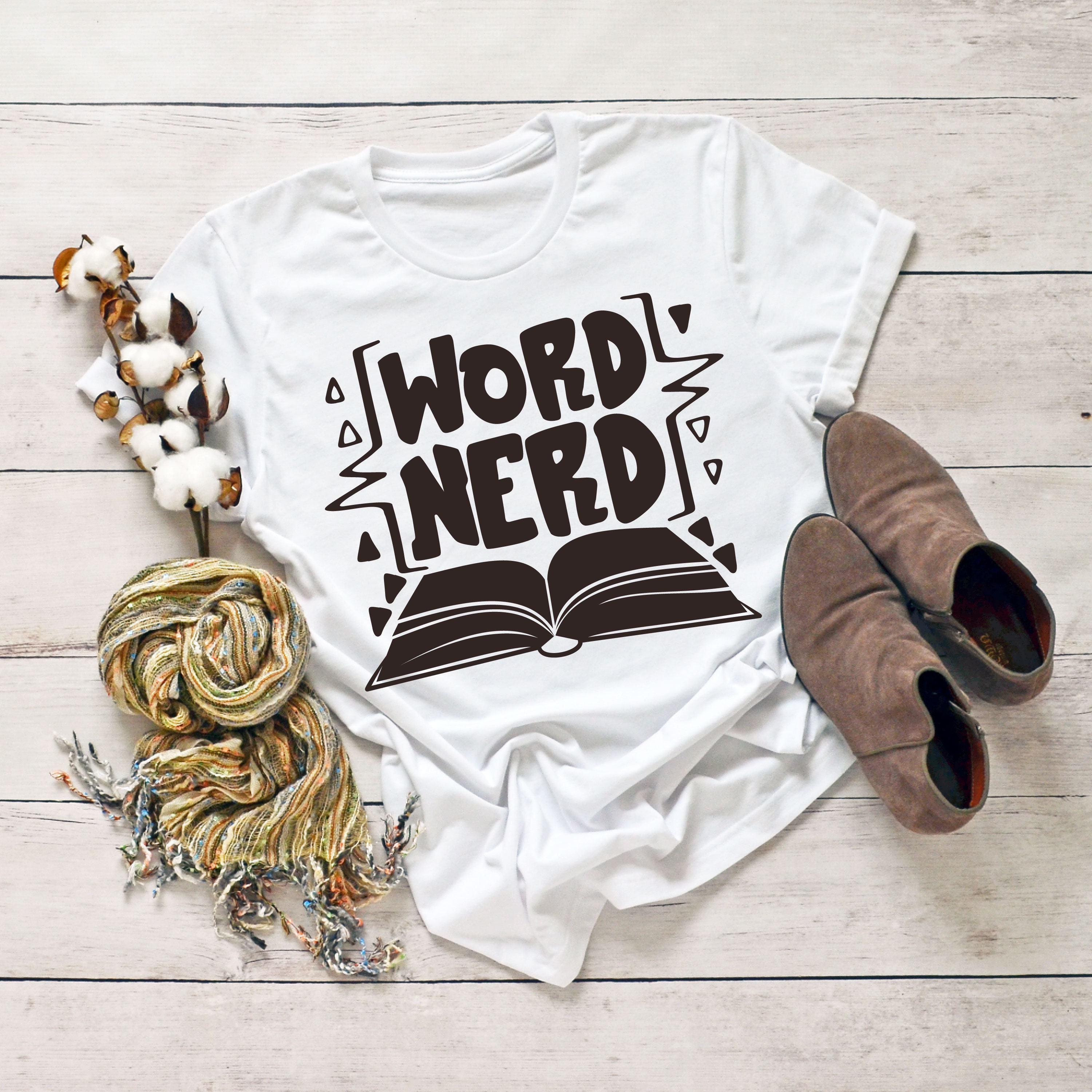 Word Nerd SVG cutting filereading SVG teacher svgschool | Etsy