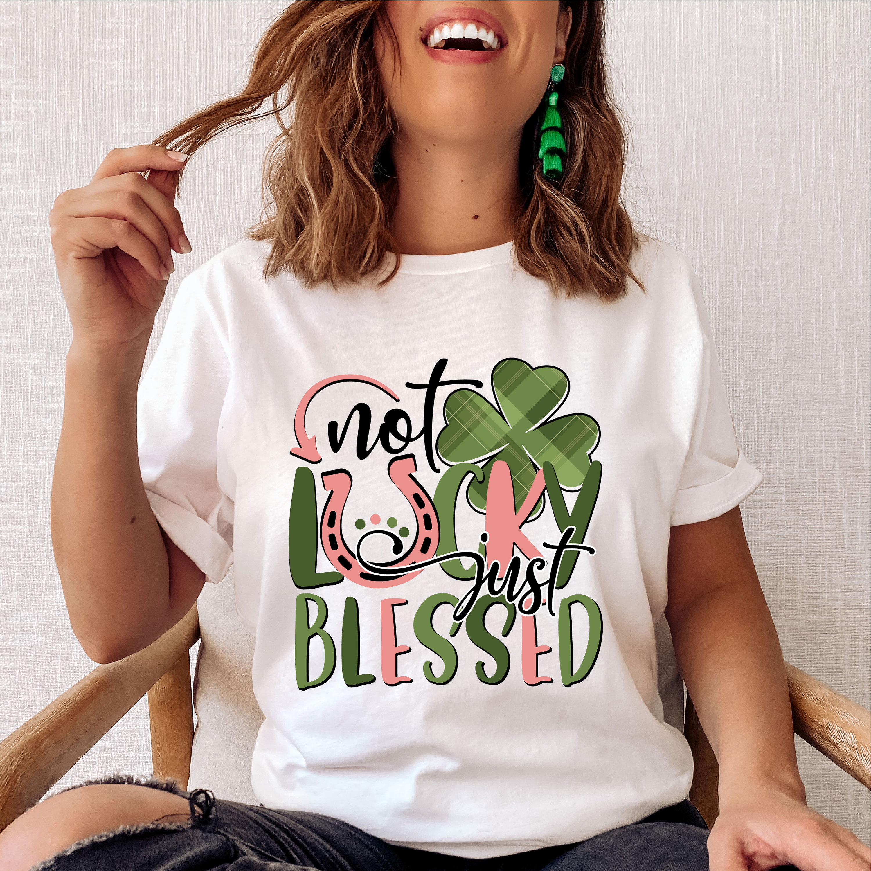 Not Lucky Just Blessed PNG PNG Files Sublimation Designs - Etsy