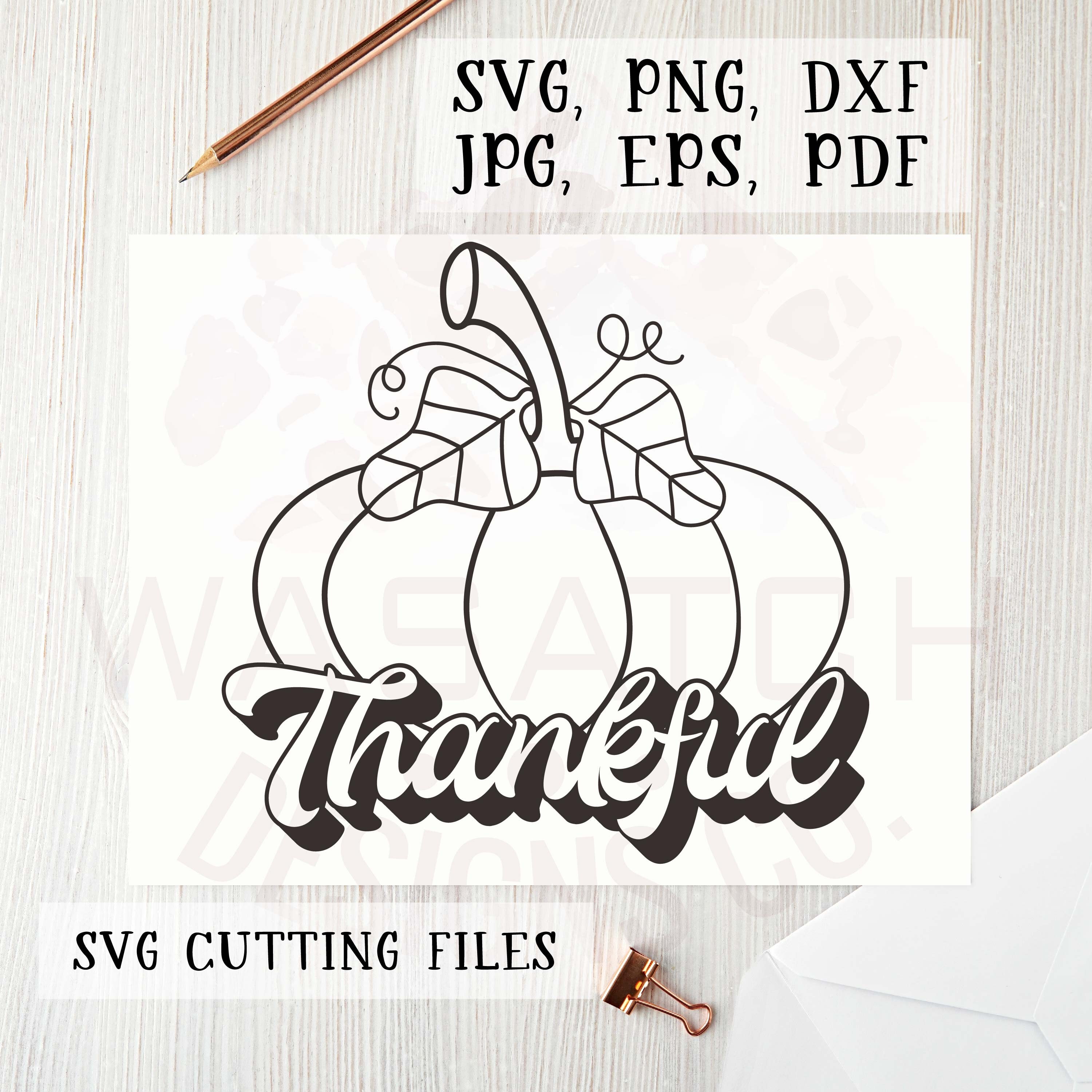 Pumpkin SVG Cutting File, Silhouette Files, Cricut Designs ...