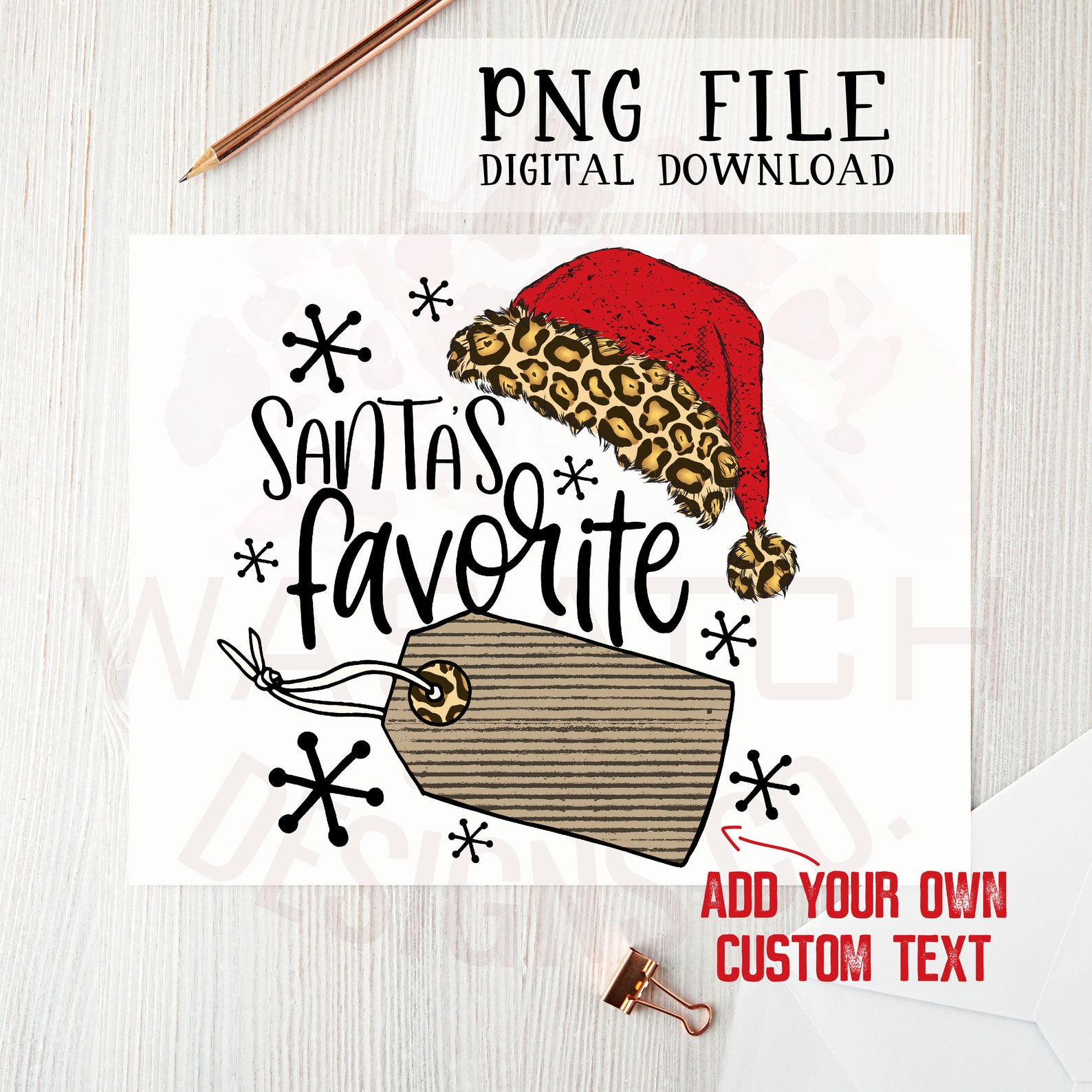 Santa's Favorite Png File for Sublimation Printing, Sublimation Design ...