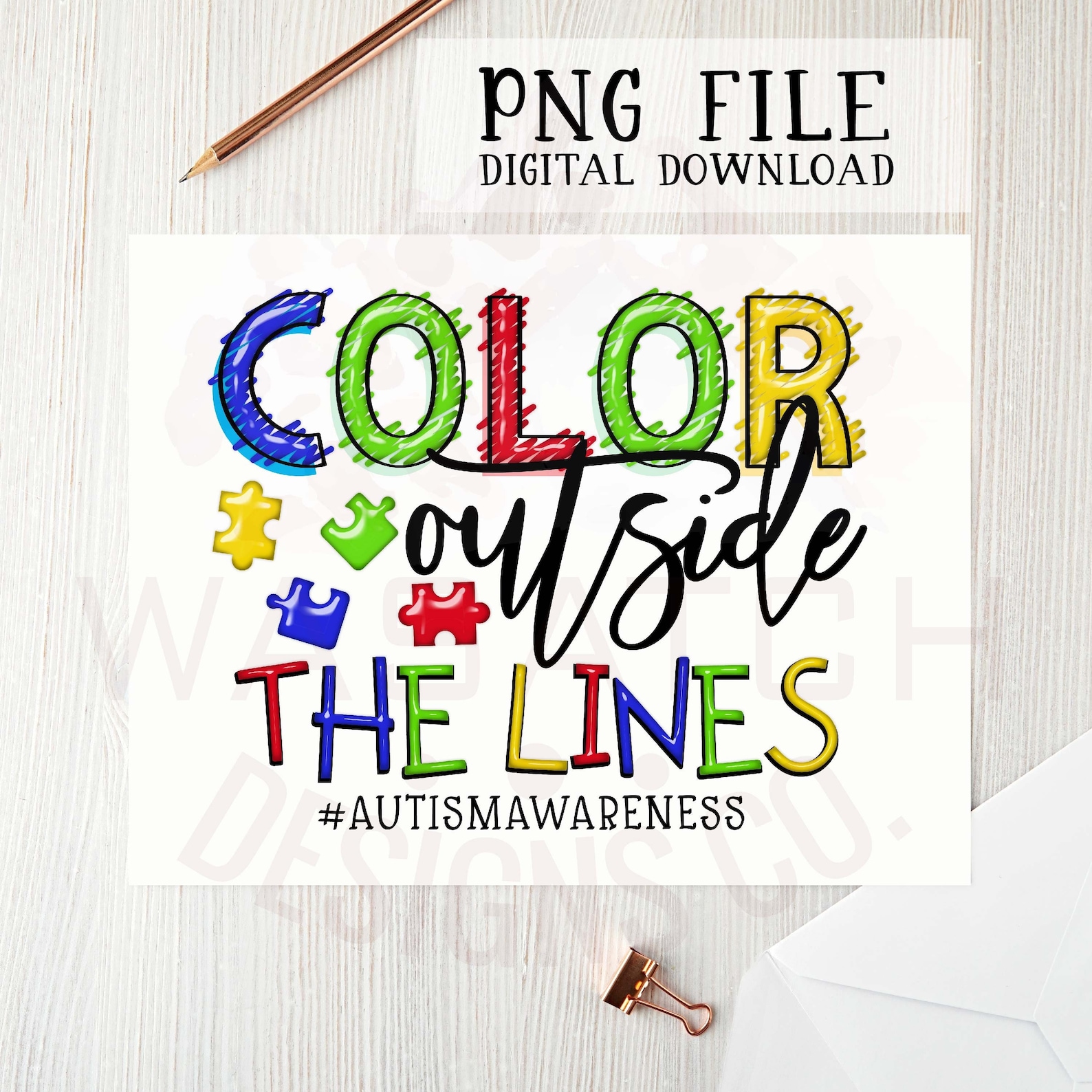 Color Outside the Lines PNG File for Sublimation Printing - Etsy