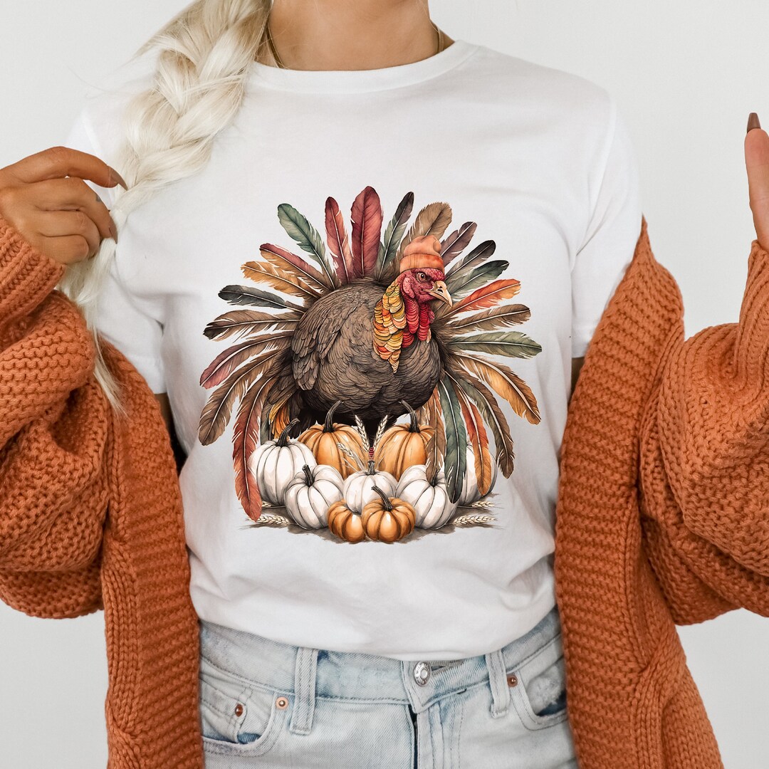 Turkey PNG File | Sublimation Designs | Thanksgiving | Watercolor ...
