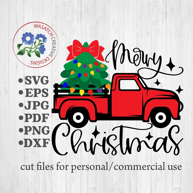 Merry Christmas Truck SVG Cutting File,christmas SVG, Christmas Tshirt ...