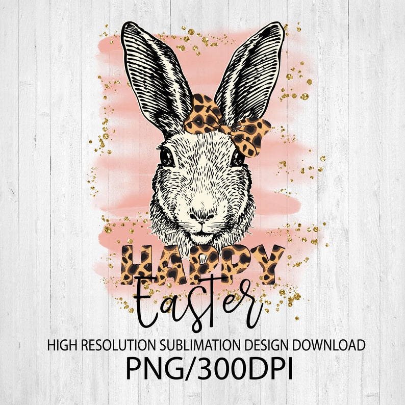 Happy Easter Png - Sublimation Design - Sublimation Design Download ...