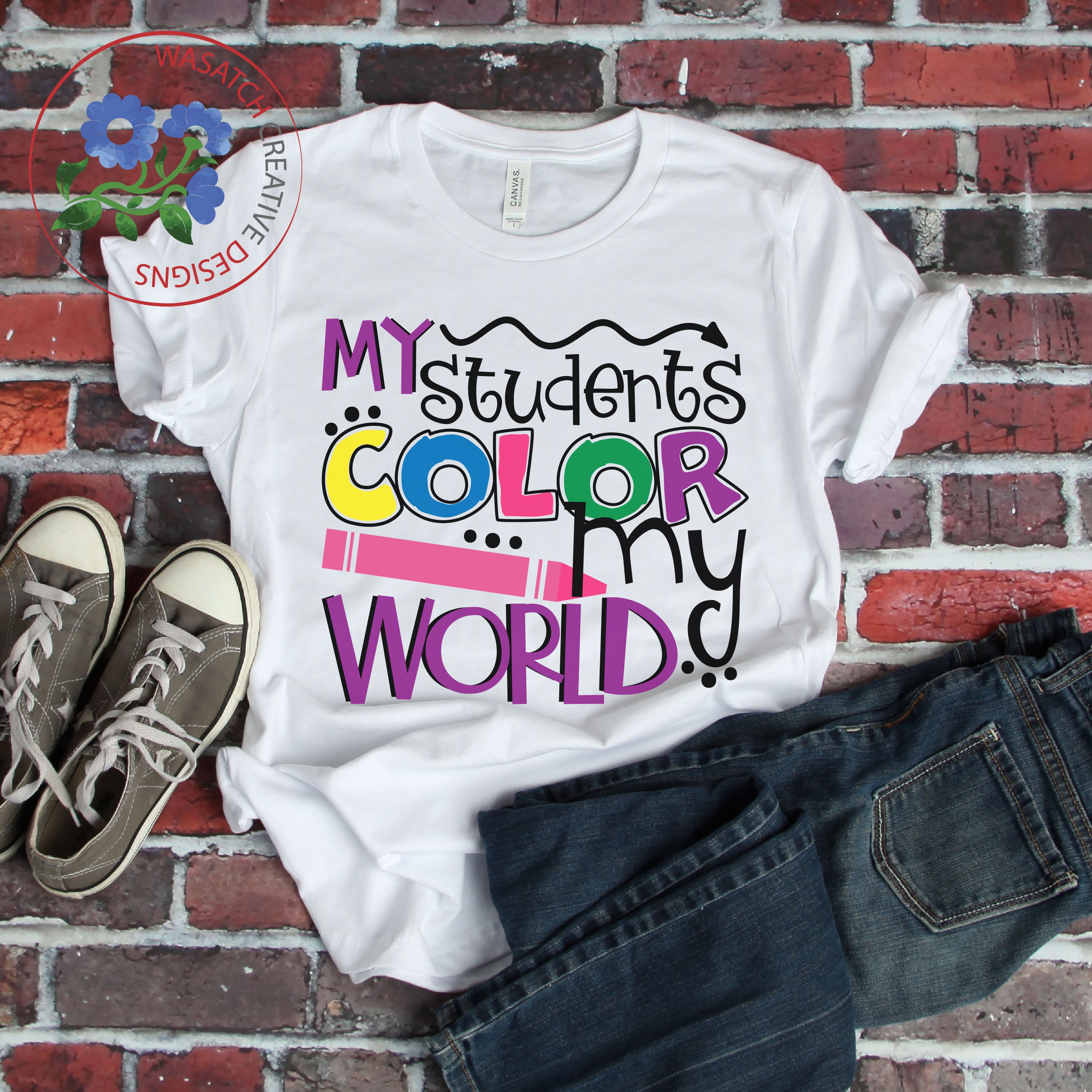 My Students Color My World Svg , Teacher Svg, School Svg, Teacher Svg ...