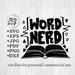 Word Nerd SVG Cutting File,reading SVG, Teacher Svg,school Svg, T-shirt ...