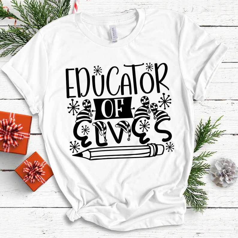 Educator of Elves Svg, Christmas Svg Designs, Christmas Clipart, Cricut ...