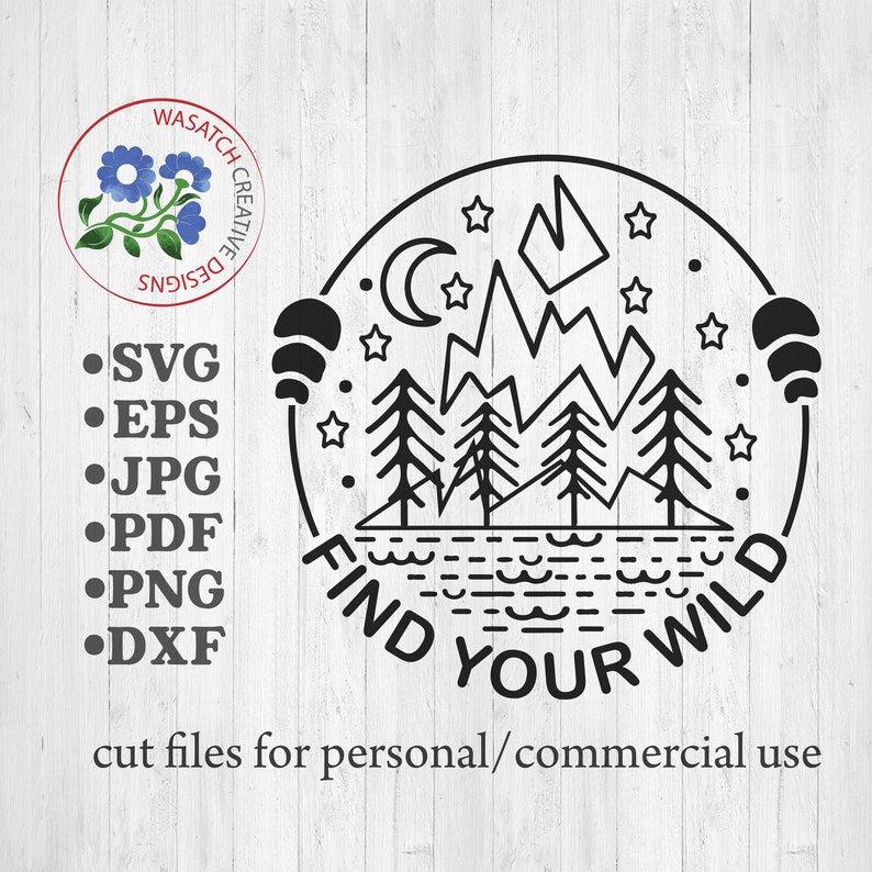 Find your wild SVG Cutting file DXF eps and png Files for | Etsy