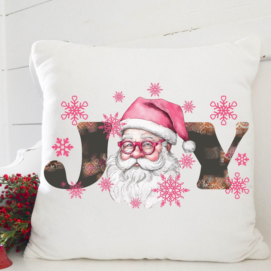 Santa JOY Png File for Sublimation Printing Sublimation - Etsy