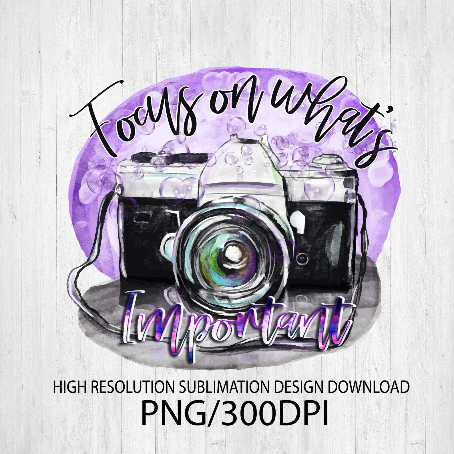 Focus on What's Important PNG File for Sublimation - Etsy