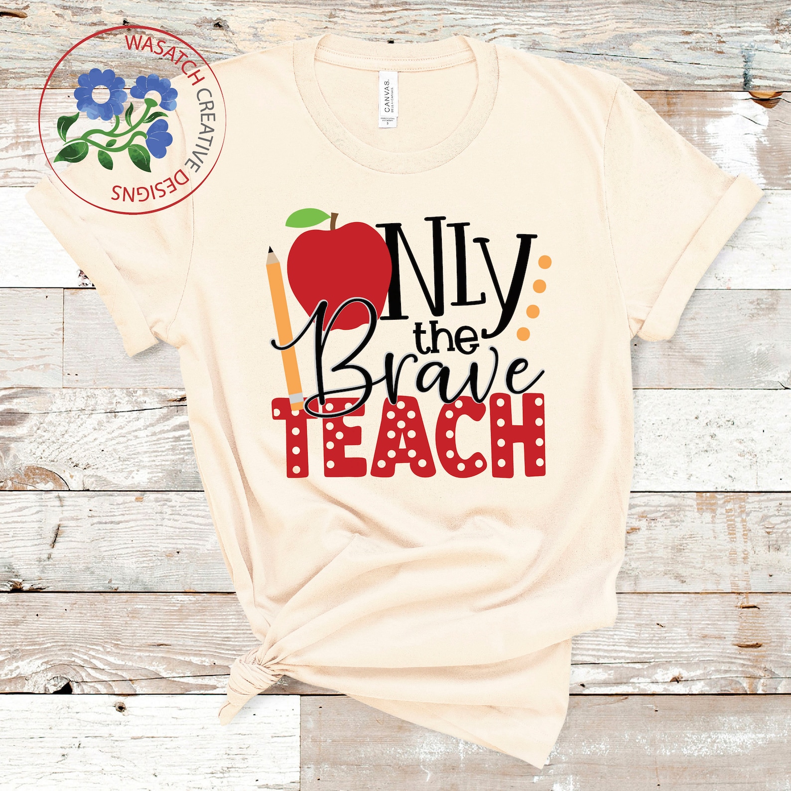 Only the Brave Teach SVG Cutting Files - Etsy