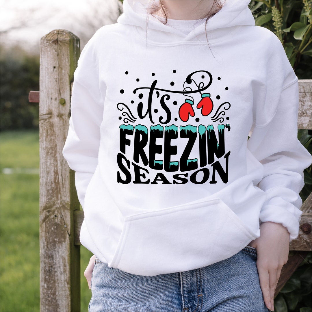 It's Freezin' Season Svg, Winter Svg, Christmas Svg Designs, Christmas ...