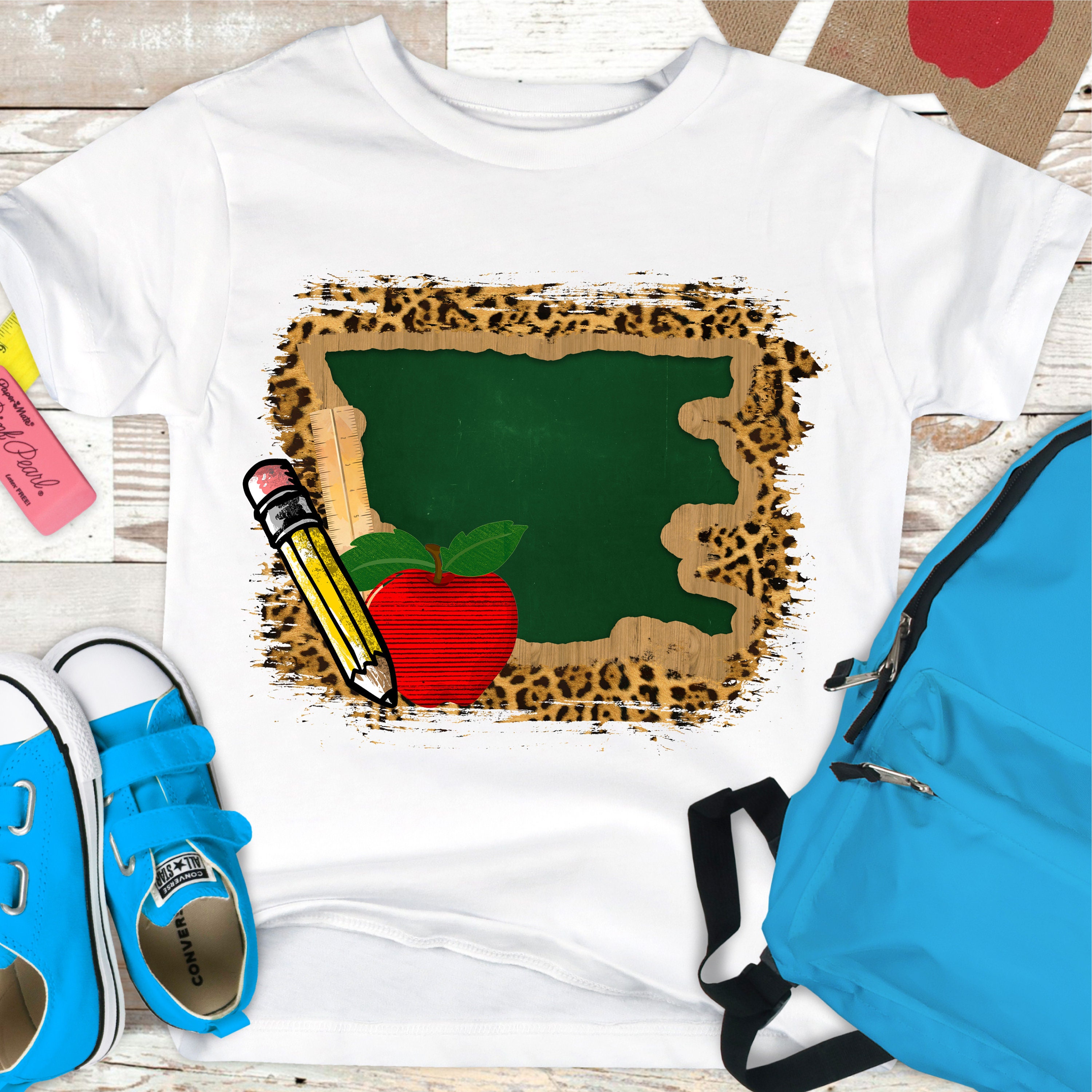 Back to School Background PNG File for Sublimation Printing DTG ...