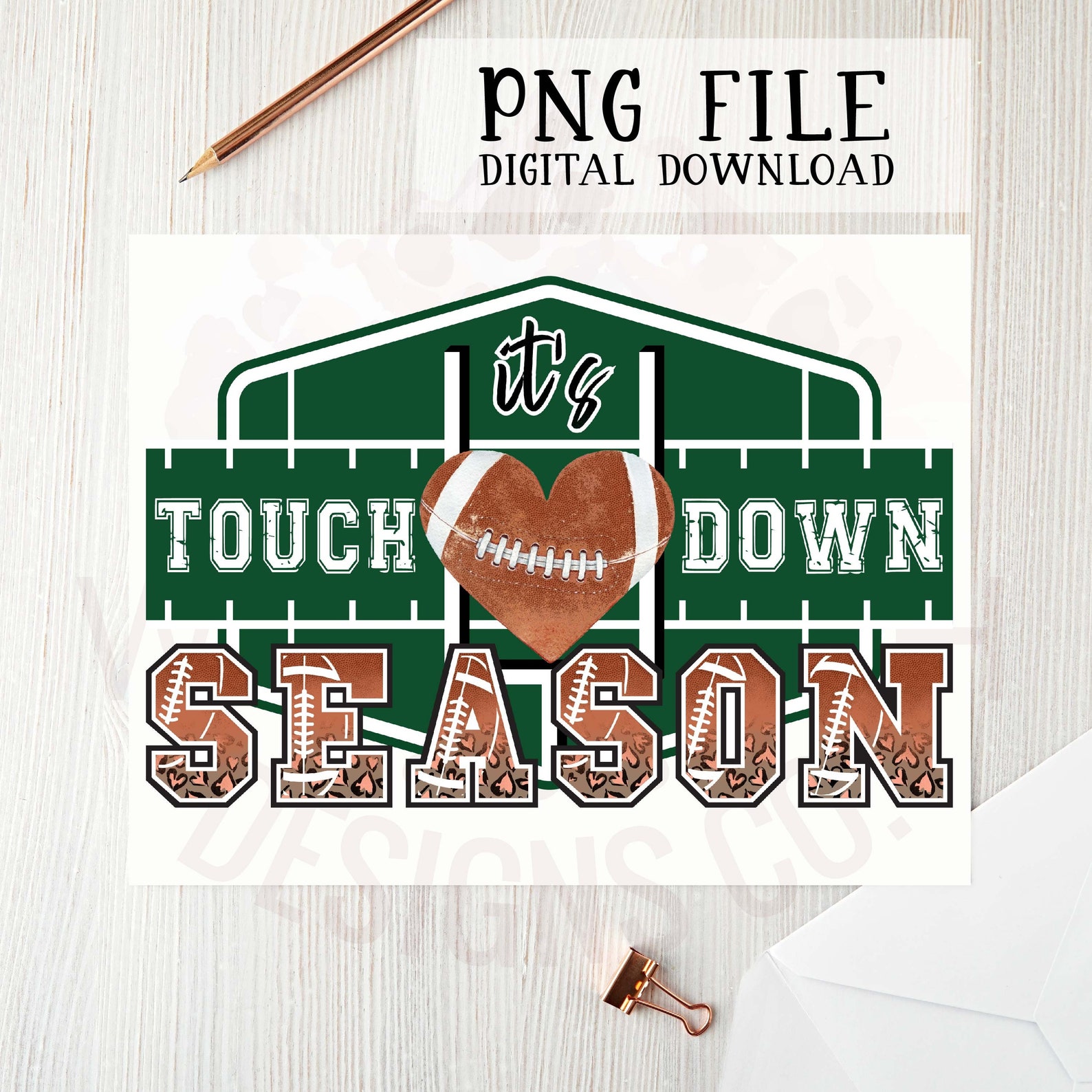 Touchdown Season PNG File for Sublimation Printing DTG - Etsy