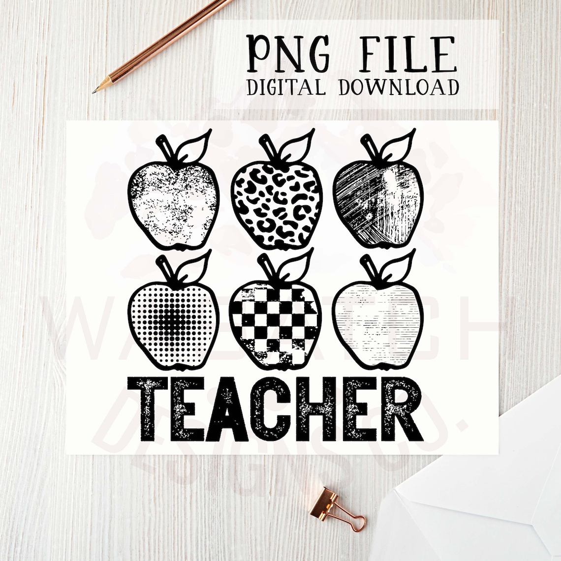Teacher PNG File for Sublimation Printing DTG Printing - Etsy