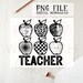Teacher PNG File for Sublimation Printing, DTG Printing, Screen ...