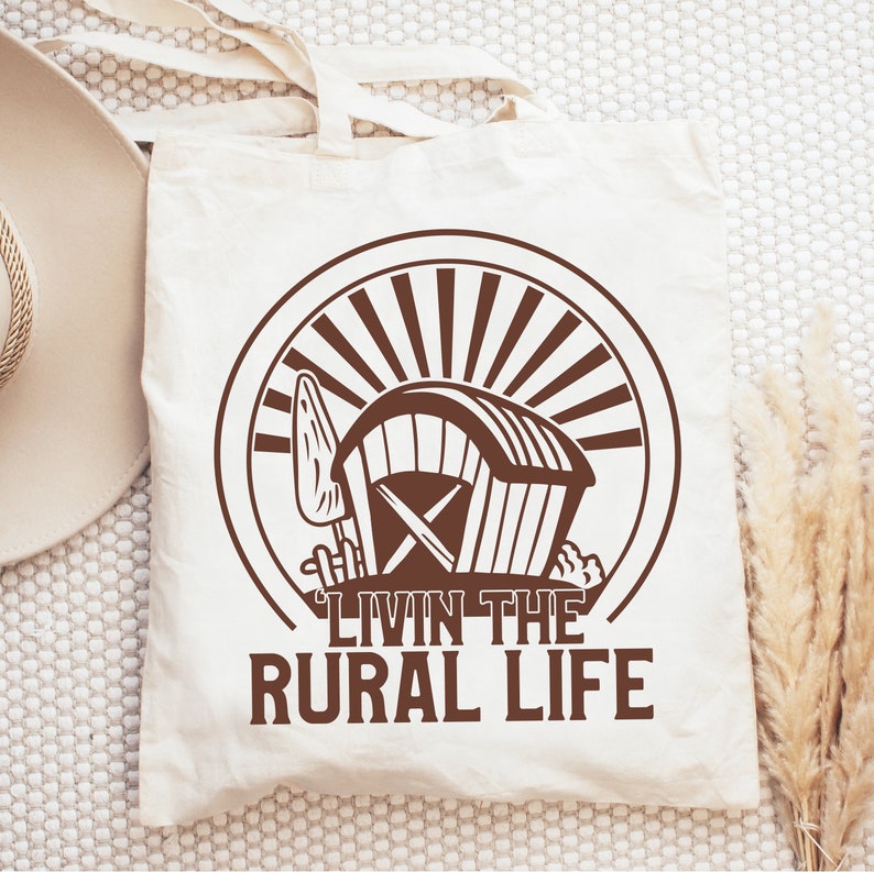 Living the Rural Life SVG Cutting File - Silhouette Files, Cricut ...