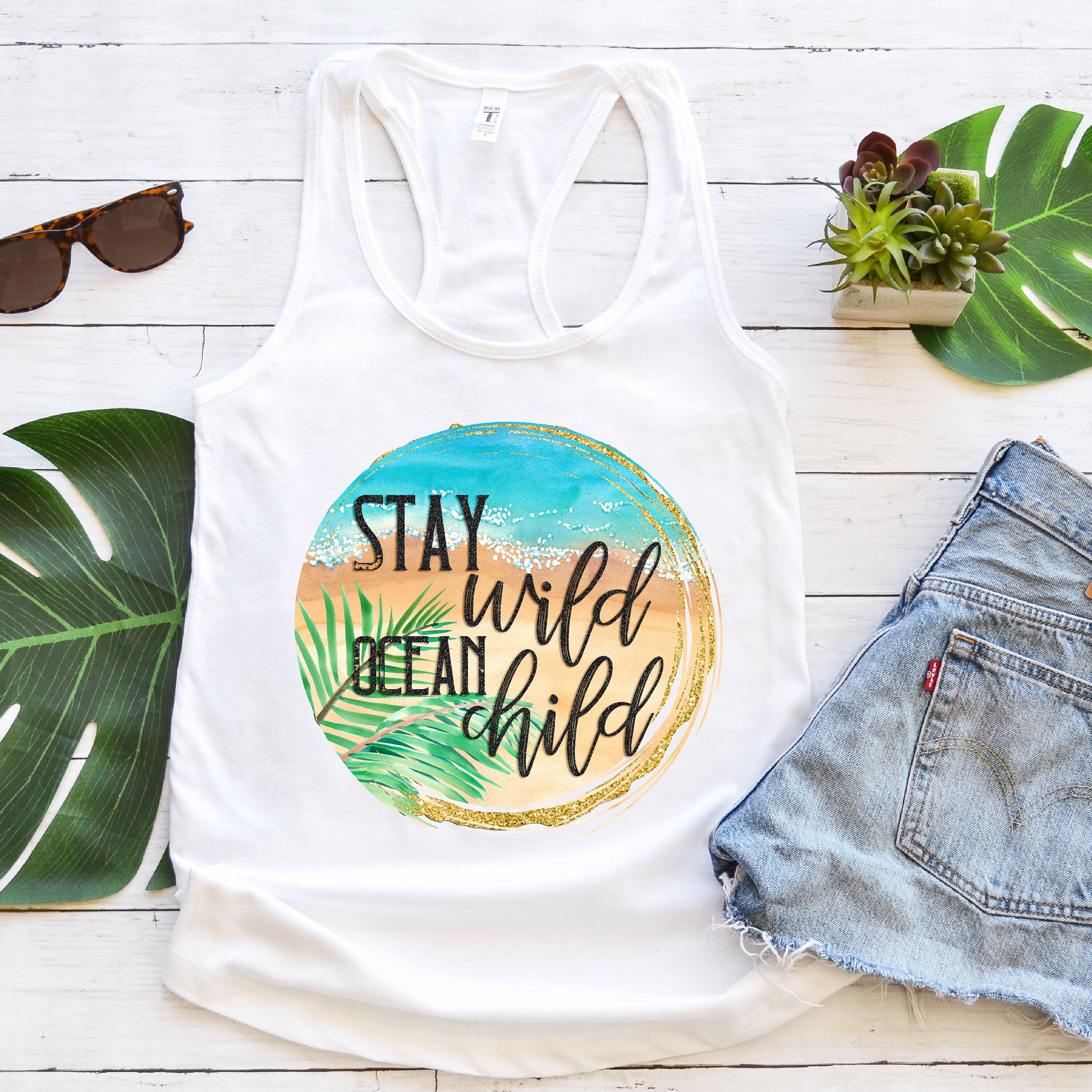 Stay Wild Ocean Child PNG File for Sublimation Printing DTG Printing ...