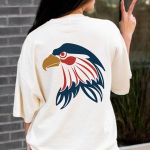 Happy 4th of July SVG Patriotic, USA, Bald Eagle, Silhouette File ...