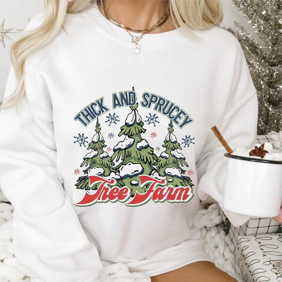 Thick and Sprucey Tree Farm PNG for Sublimation Printing, Sublimation ...