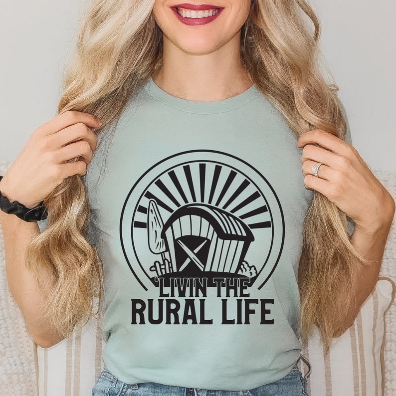 Living the Rural Life SVG Cutting File - Silhouette Files, Cricut ...