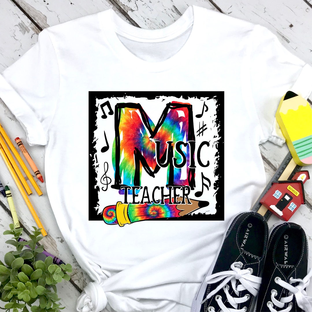 Music Teacher PNG File for Sublimation Printing DTG Printing ...