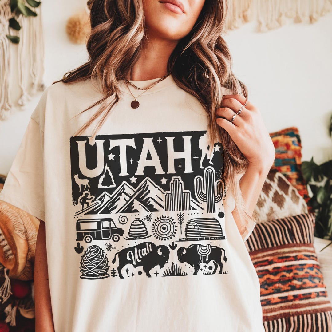 UTAH PNG File for Sublimation Printing, Sublimation Designs, State PNG ...