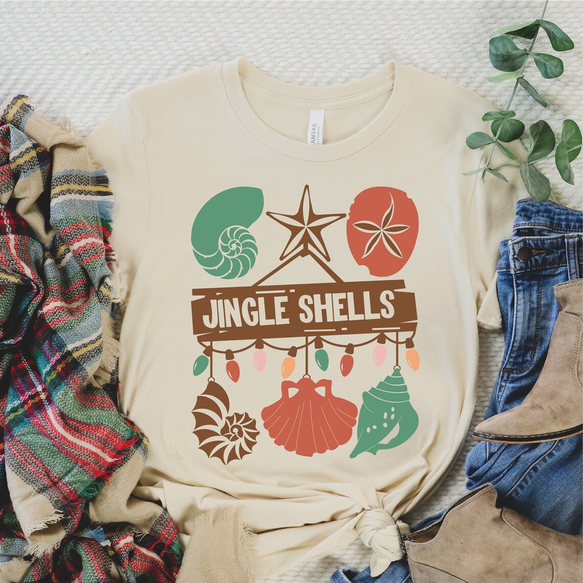 Jingle Shells Svg Cutting Files Christmas Svg Christmas - Etsy