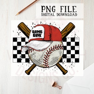 Baseball PNG File - Sublimation Designs, Digital Design Download ...
