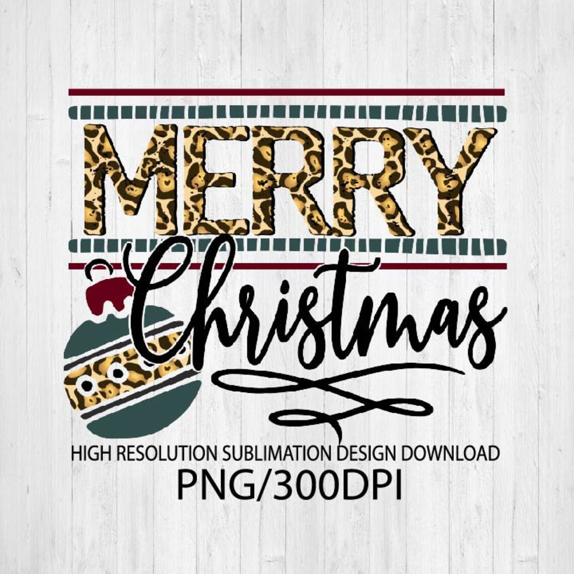Merry Christmas Png Sublimation Design Digital Downloads | Etsy