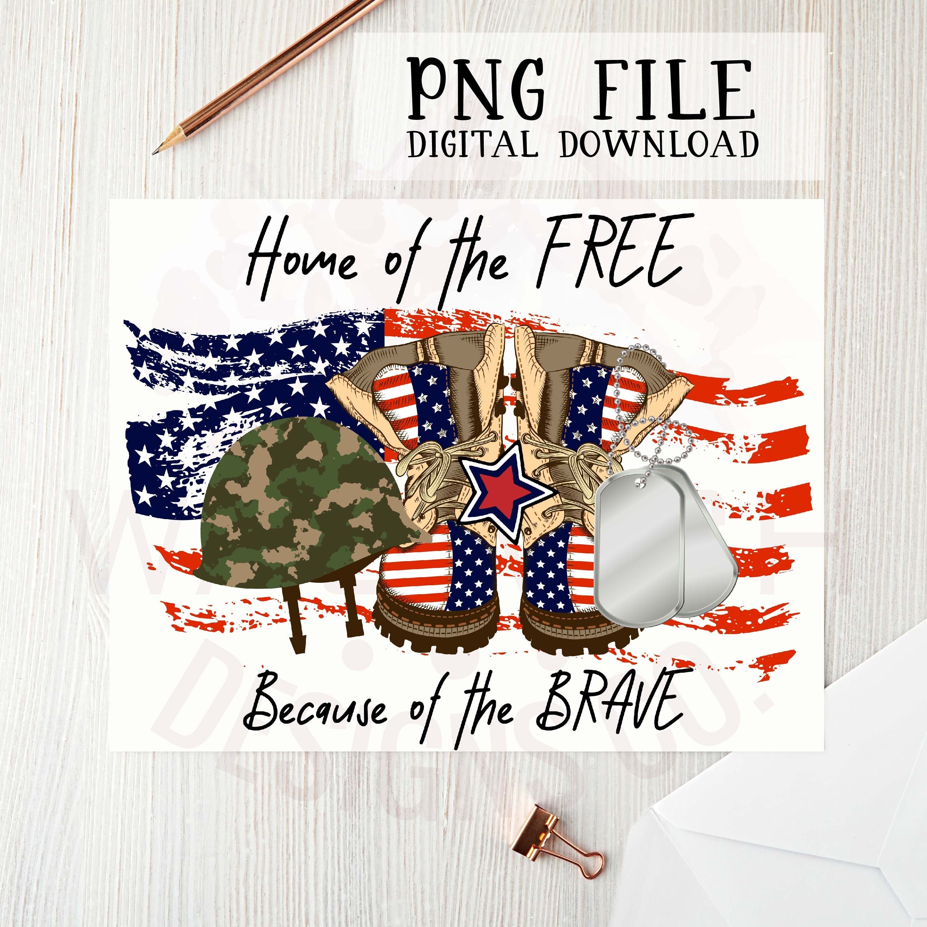 Home of the Free PNG File for Sublimation Printing DTG - Etsy