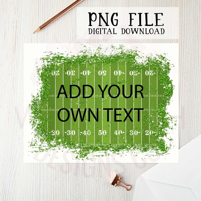 Football Field Sublimation Background PNG File Sublimation - Etsy