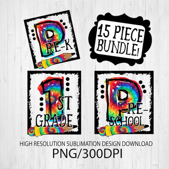 Back to School BUNDLE PNG File for Sublimation Printing - Etsy
