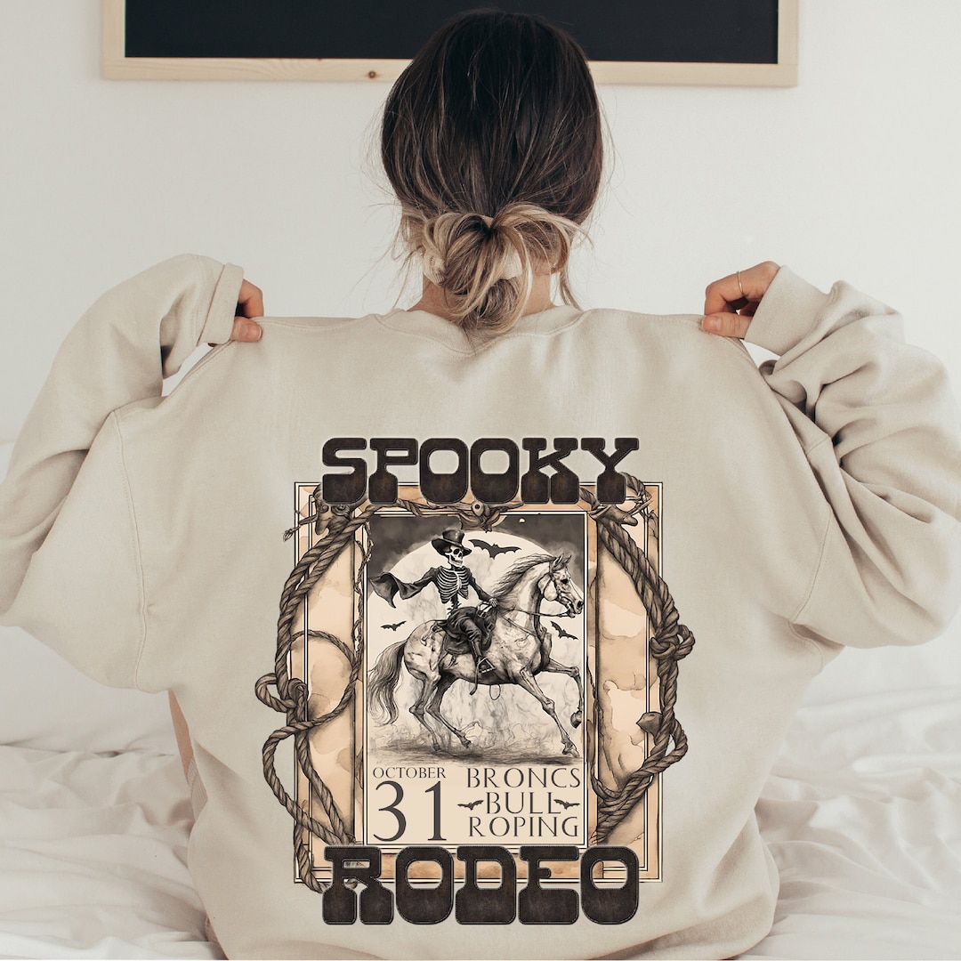 Spooky Rodeo PNG File | Sublimation Designs | Rodeo | Halloween | Fall ...