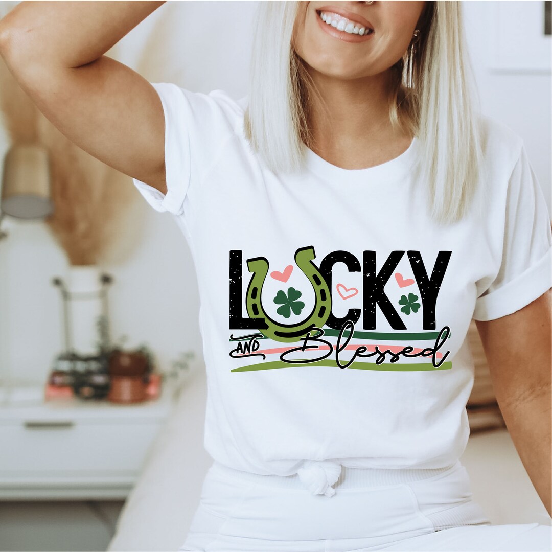 Lucky and Blessed PNG File, St. Patrick's Day PNG, Png Files ...