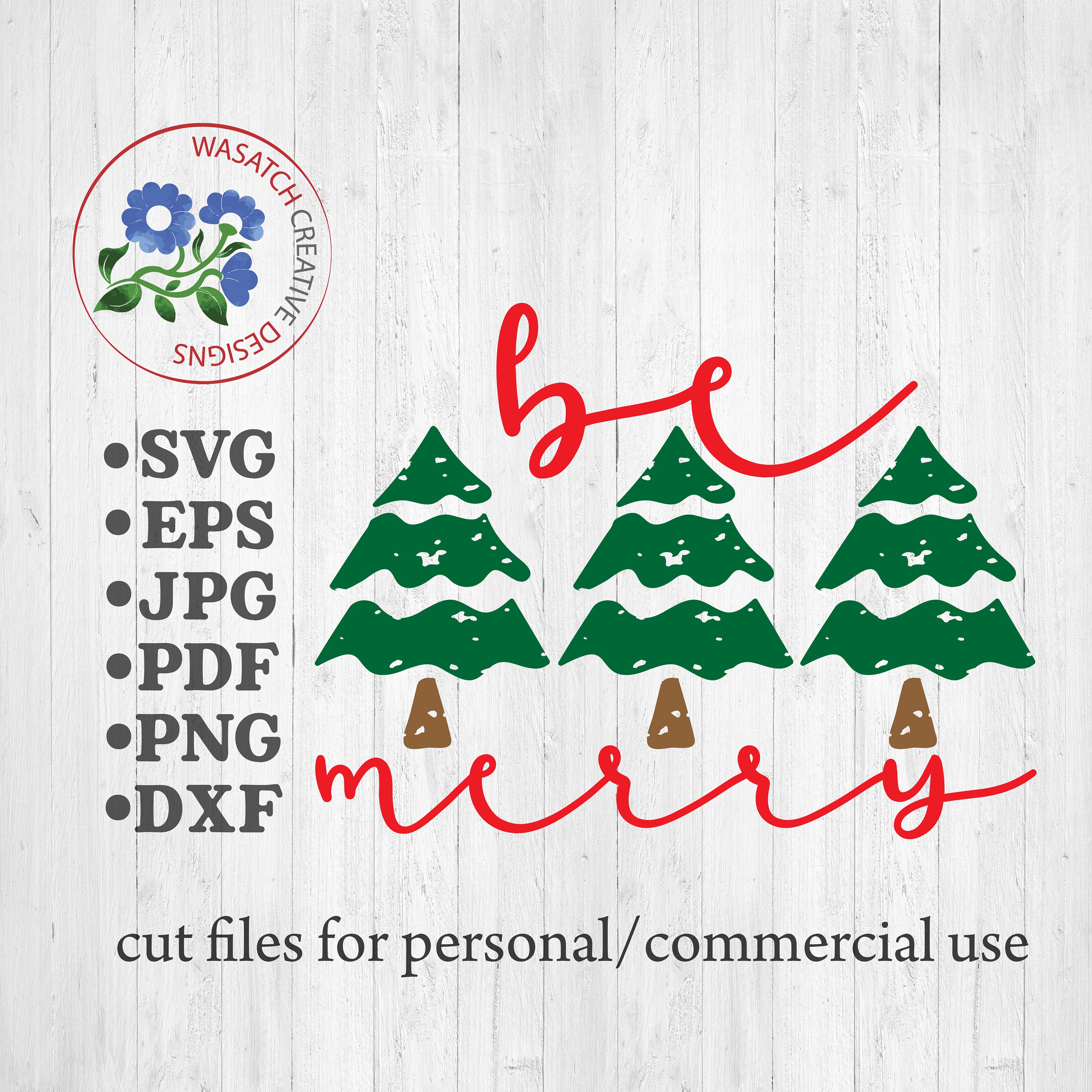 Be Merry Grunge Style SVG, SVG Files,christmas SVG, Cricut Files ...