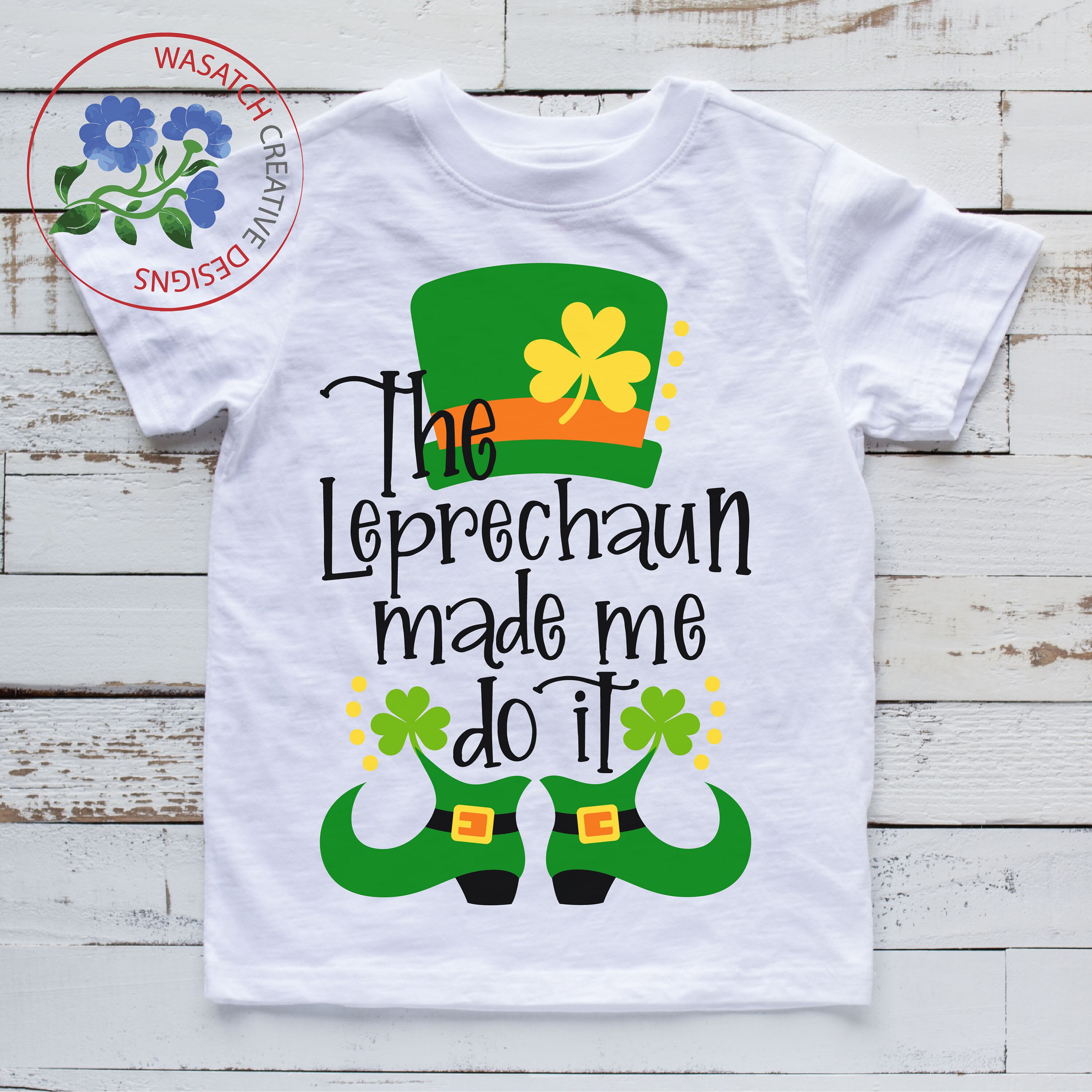 Kids St. Patrick's Day T-shirt Design Bundle SVG Cutting Files for ...