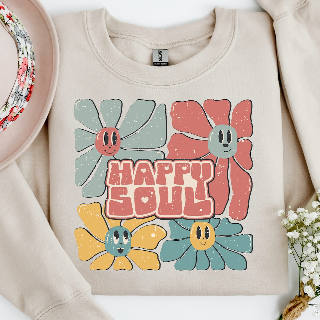 Happy Soul PNG File Sublimation Design Download-t-shirt Designs-summer ...