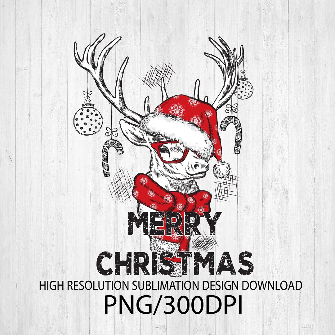 Merry Christmas Png, Sublimation Designs, Sublimation Design Download ...