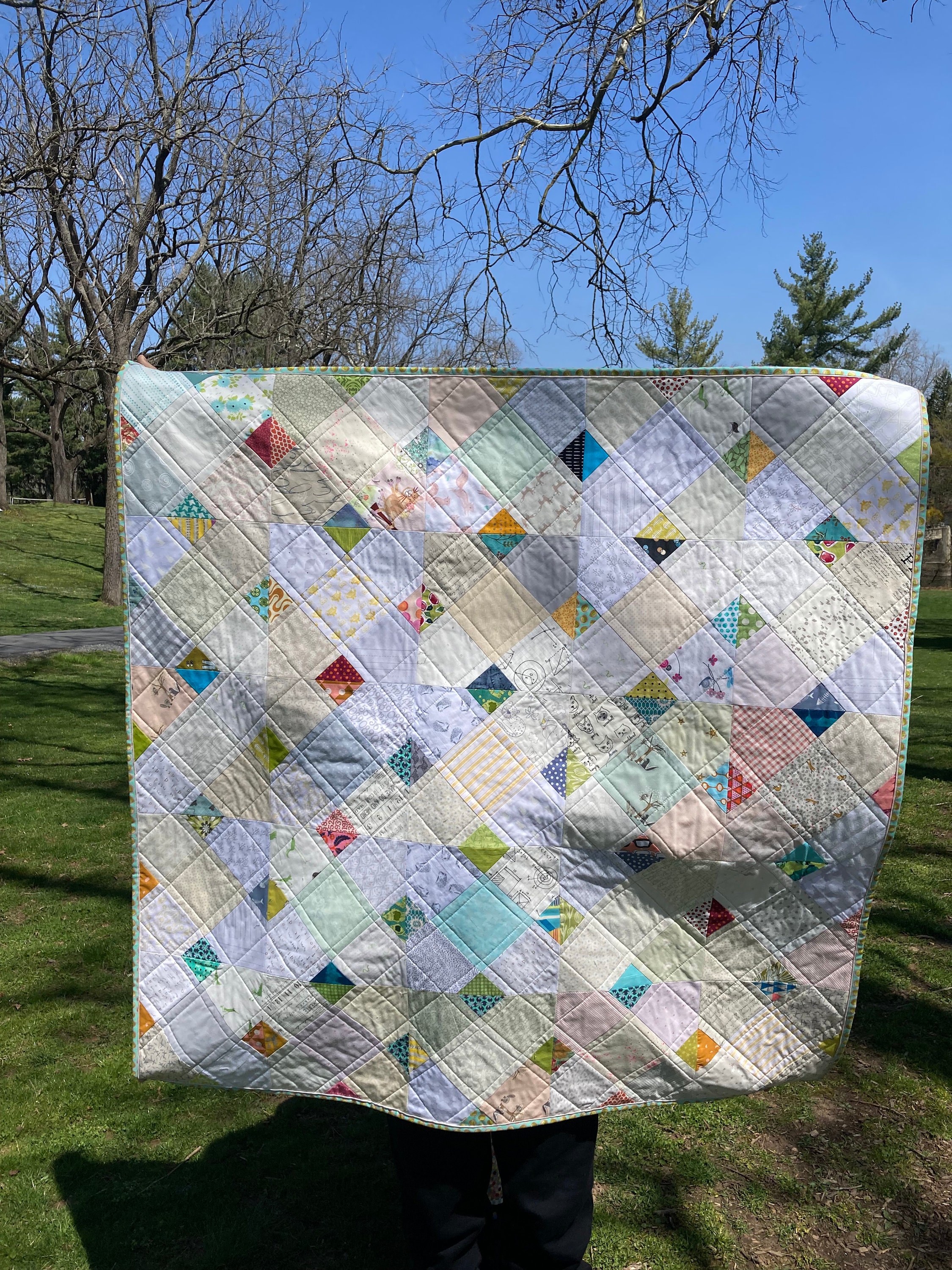 Modern Low Volume Baby Quilt - Etsy