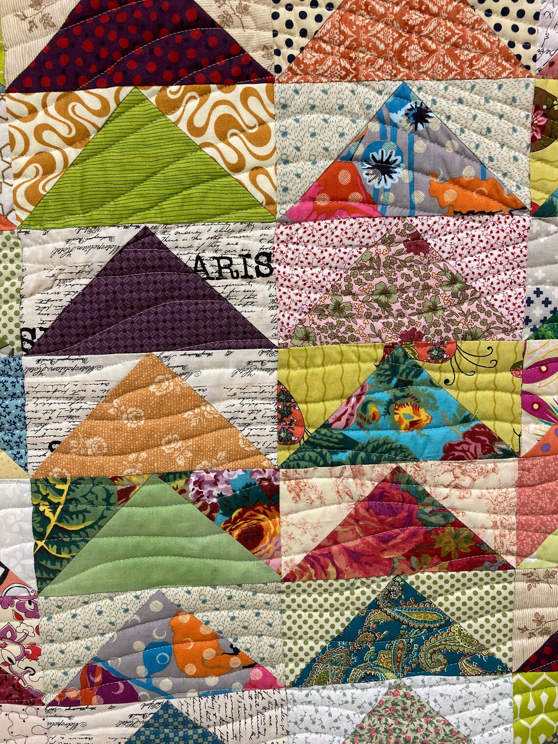Modern Quilted Throw With Vibrant Jewel Tone Colors - Etsy