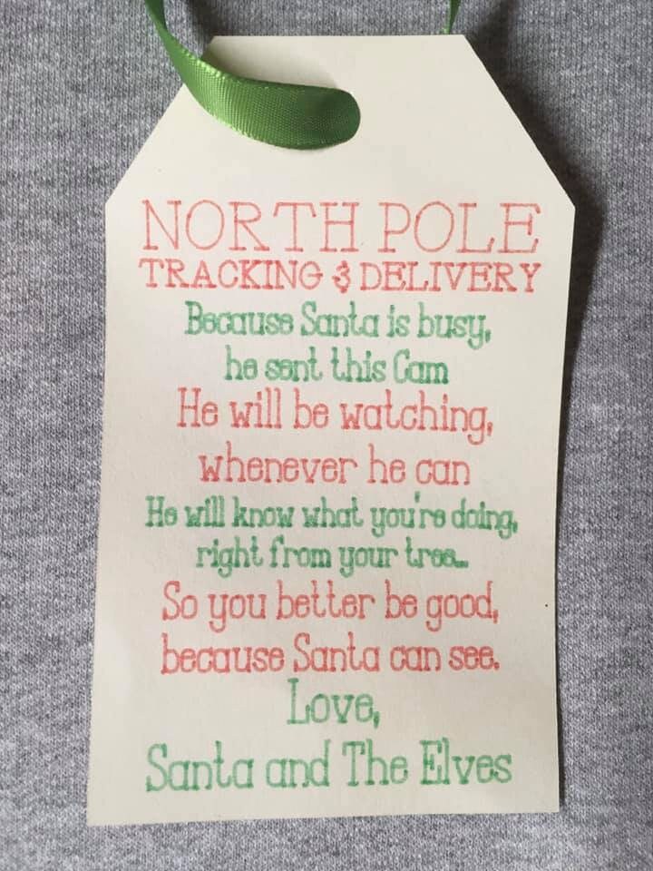 Santa Cam / Christmas / Holiday / Fast Shipping / Note From Santa - Etsy