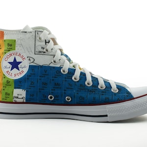 Periodic Table Custom Shoes Science Theme Custom Converse - Etsy