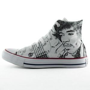 Hendrix Fan Art Drawing Custom Converse Custom Shoes Fender ...