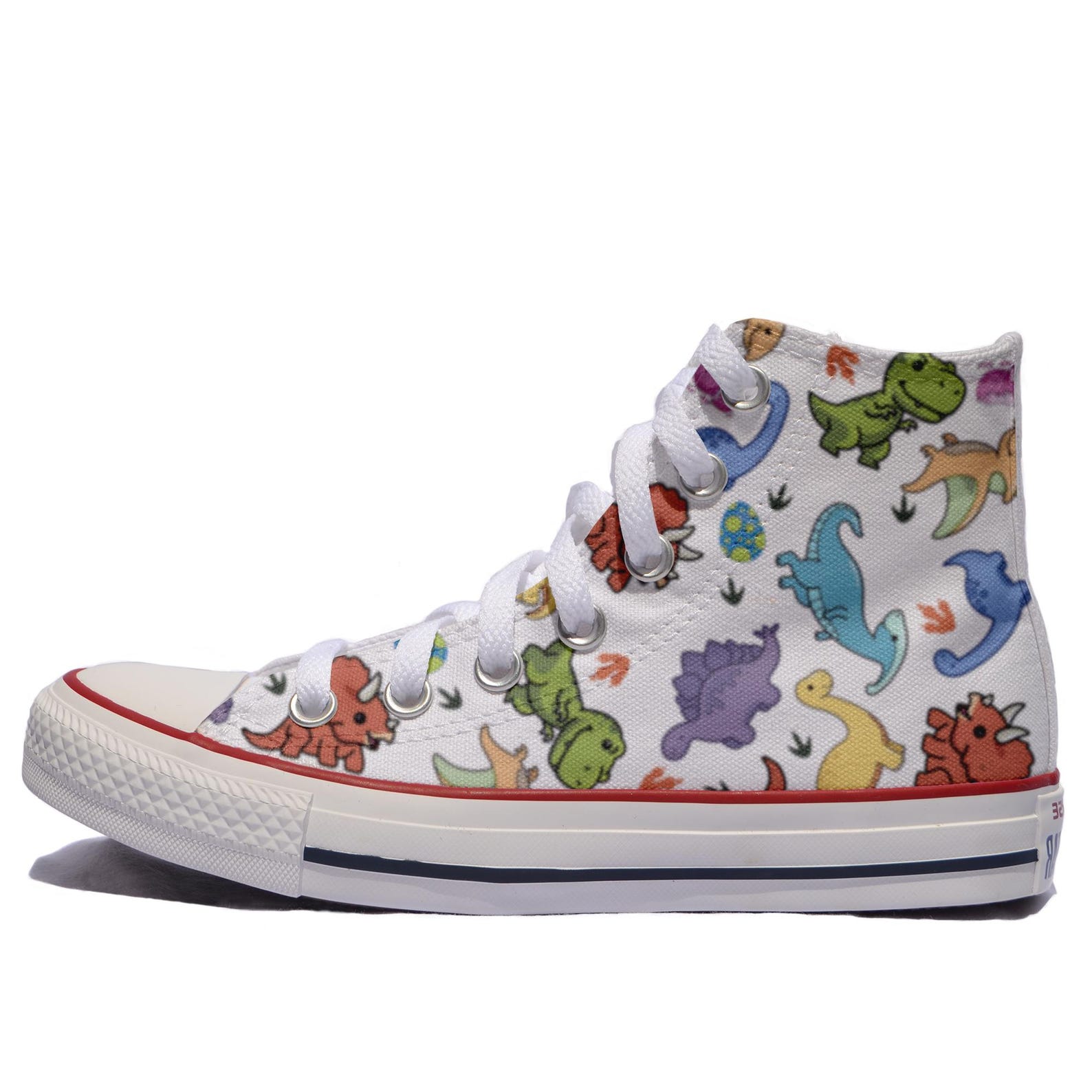 Custom Dinosaur Converse Sneakers, Science Shoes, Paleontology Gift - Etsy