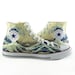 The Great Wave off Kanagawa Custom Converse Painting Custom Made Shoes ...